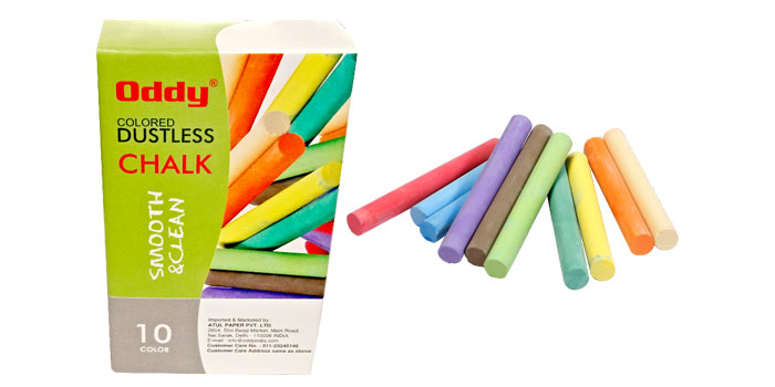 Buy Oddy Chalk Dust Free Colored at 40.05 INR....
